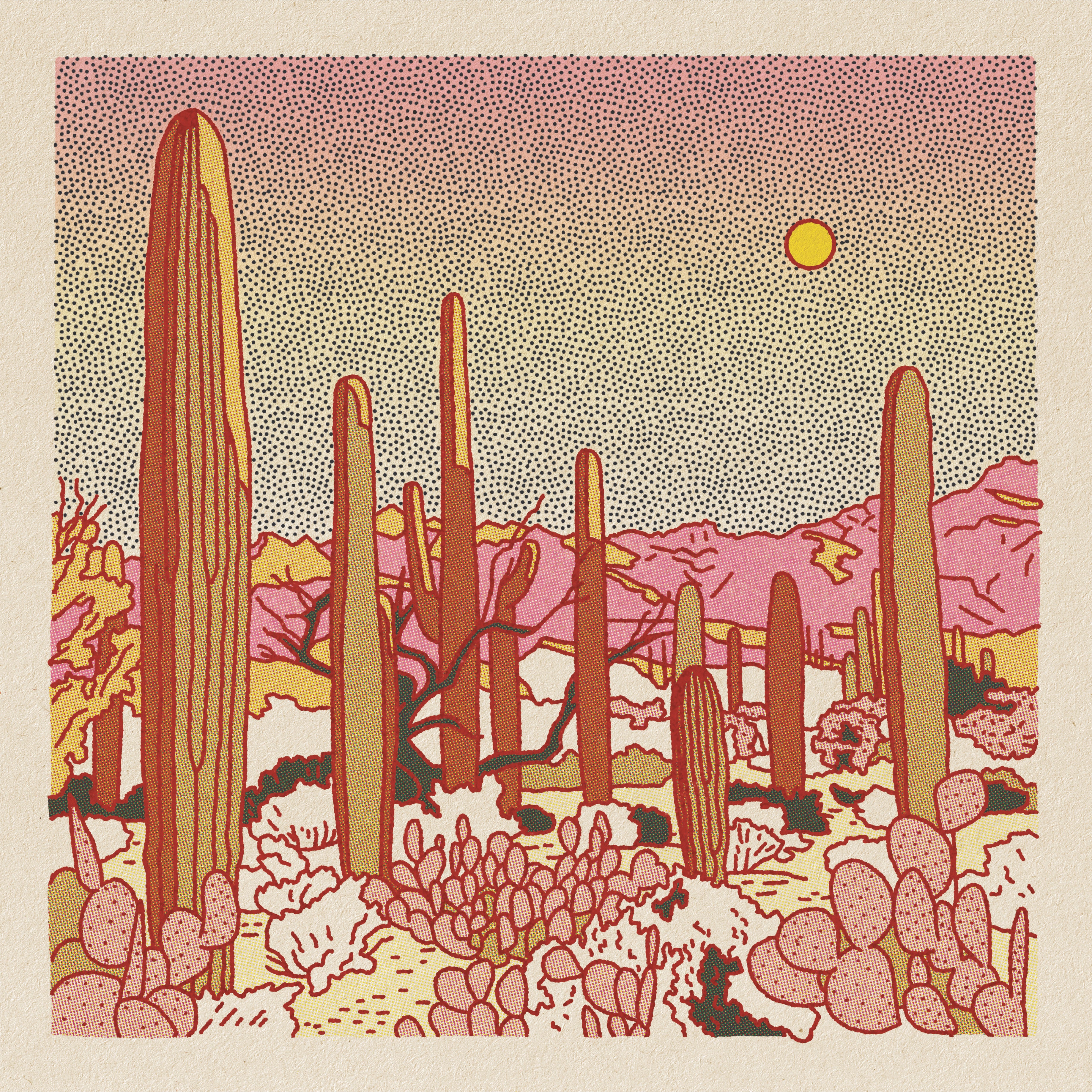 Desert Mountain #25 - Caroline Clark Design – Long Lost Studio by ...