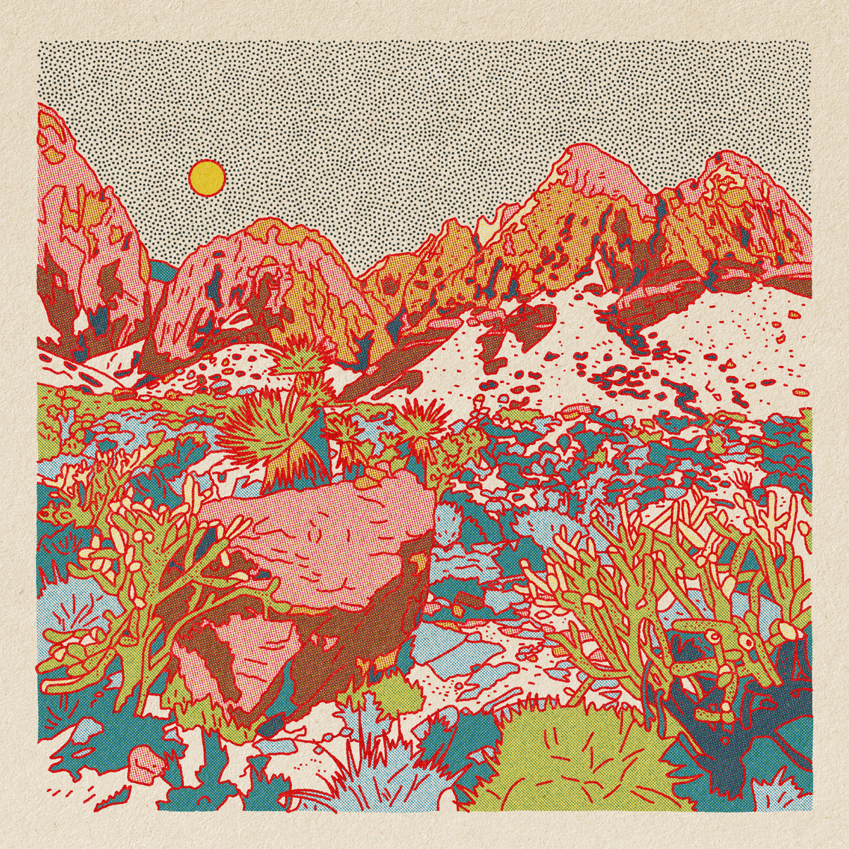 Desert Mountain #29 - Caroline Clark Design – Long Lost Studio by ...