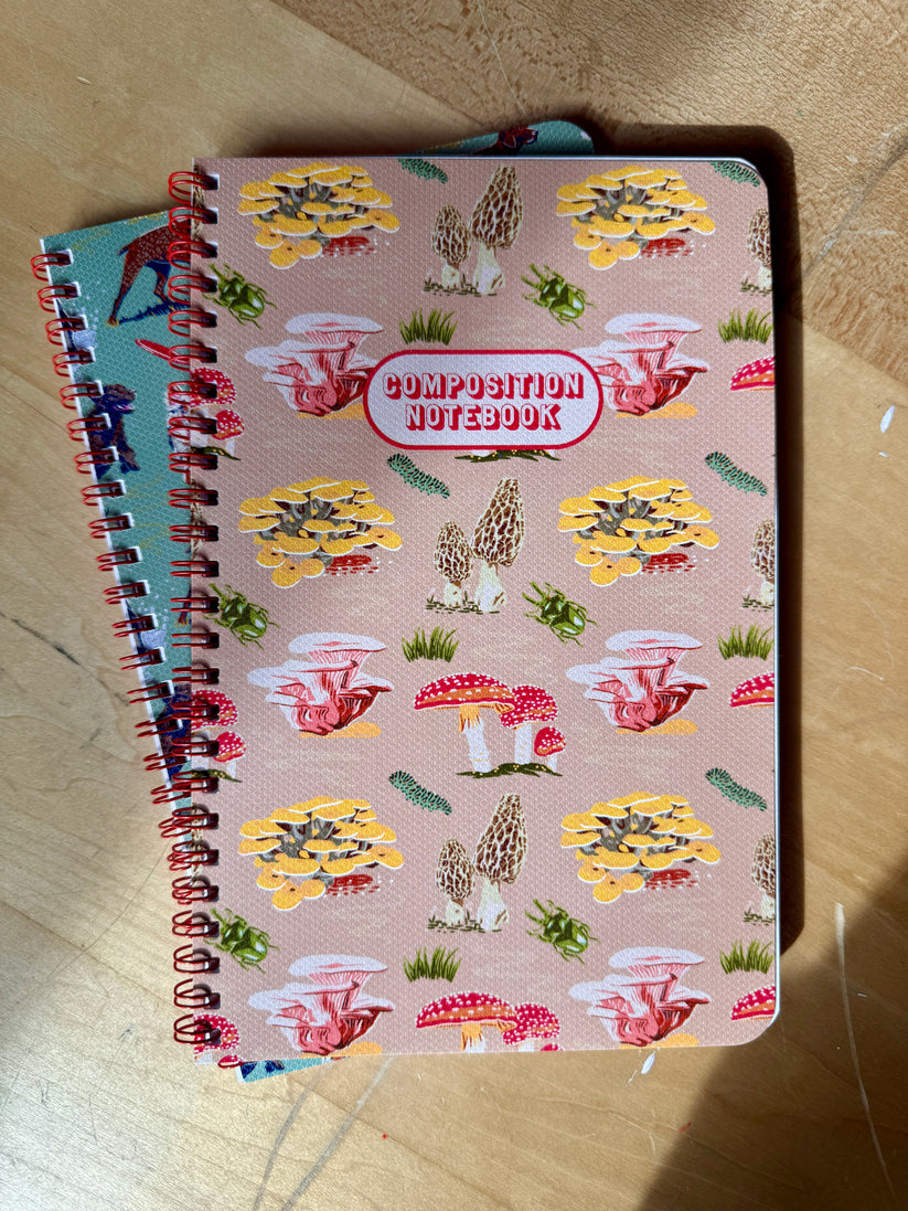 Mushroom Pattern Notebook - Caroline Clark Design – Long Lost Studio by ...
