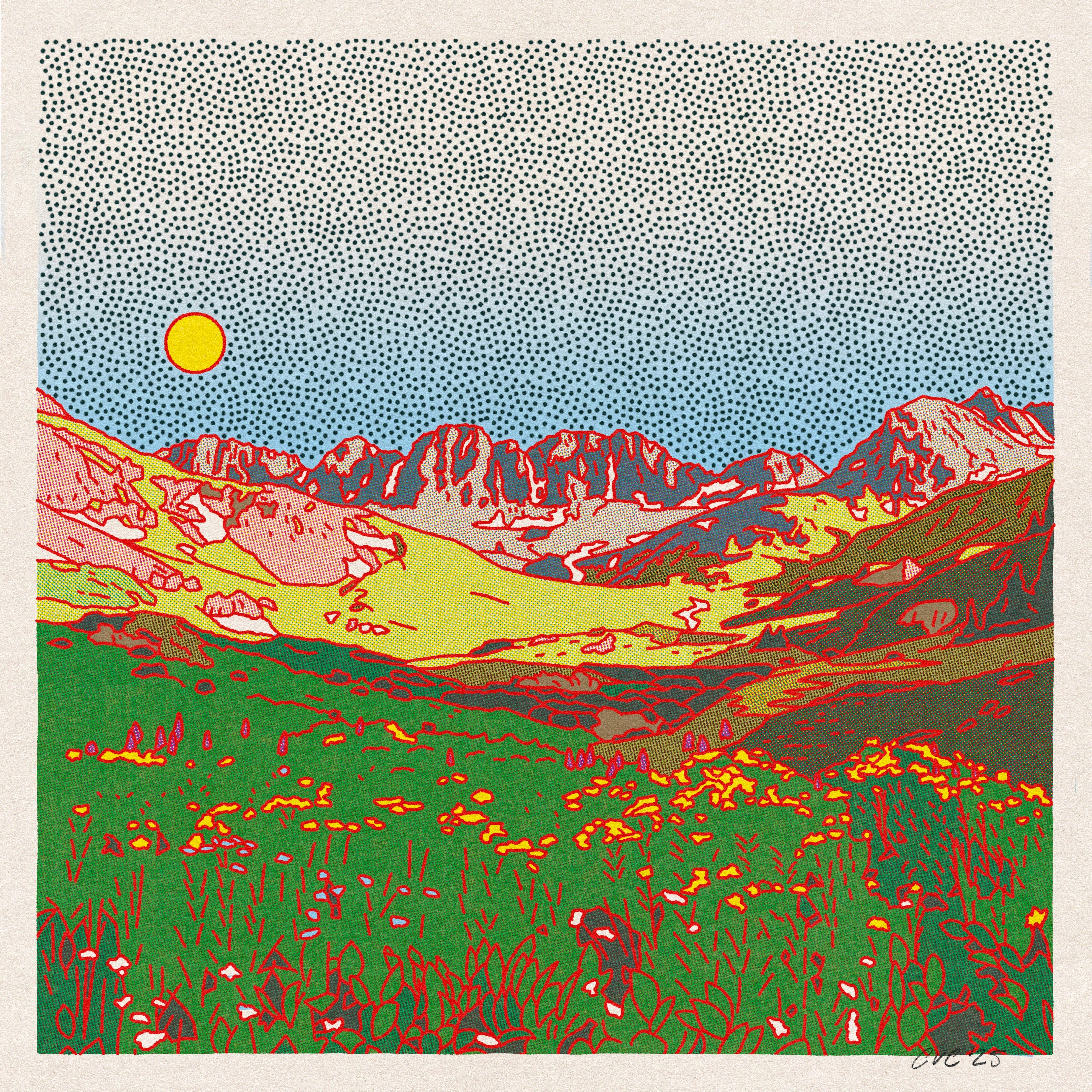 The American Basin Art Print - Caroline Clark Design – Long Lost Studio ...